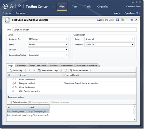 How to Use CodedUI Tests, Watin and MTM Together